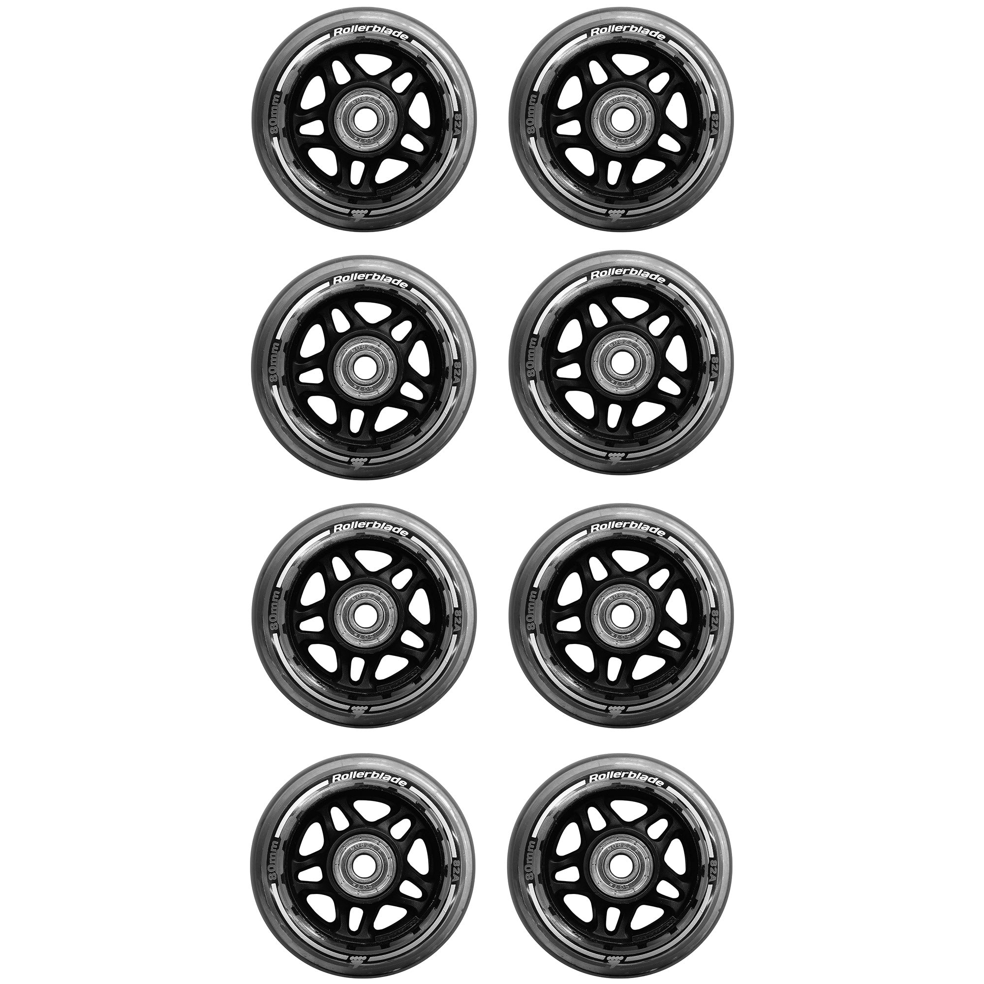 Rollerblade 76mm/80A + SG5 Inline Skate Wheel Kit – Skates.com