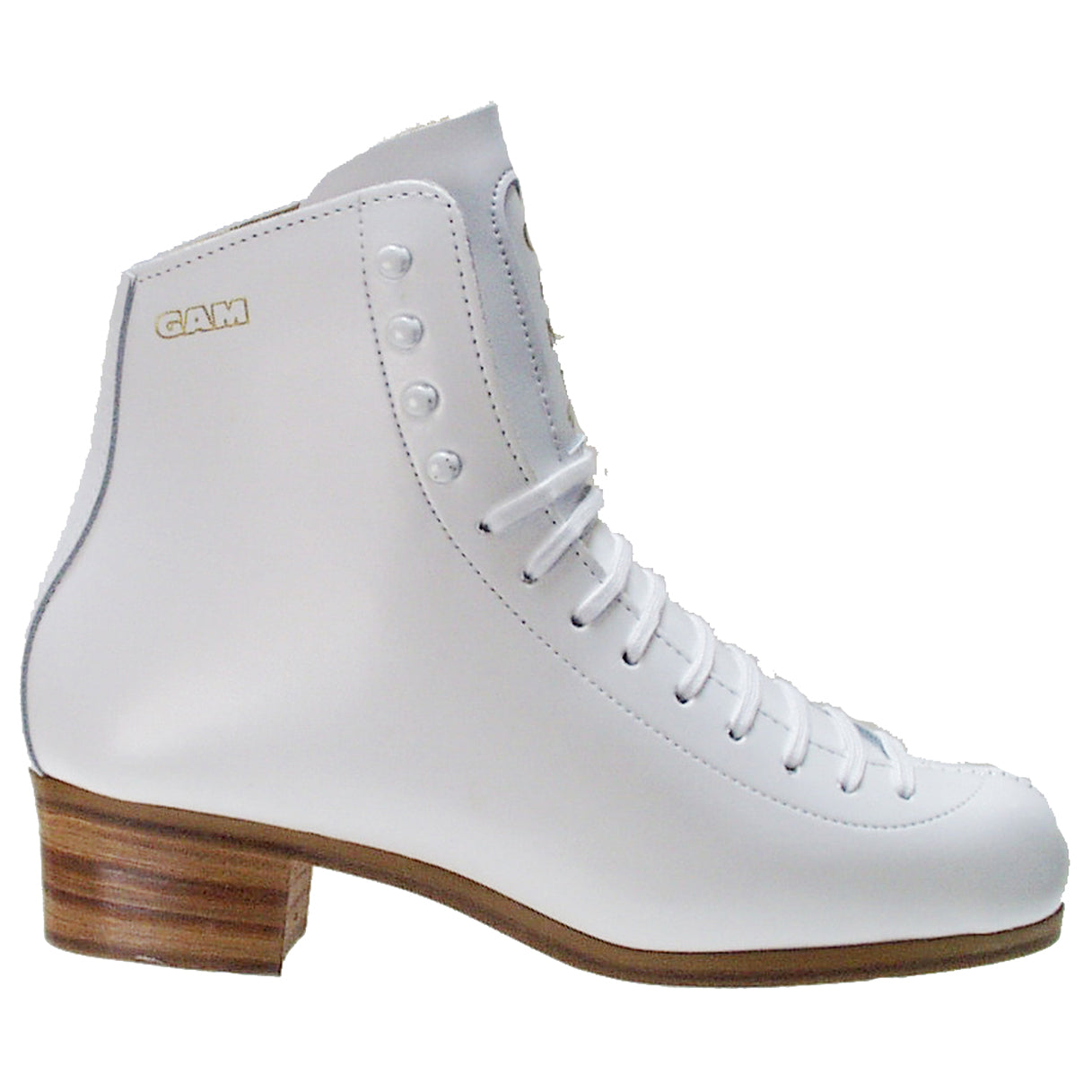 Gam Spectra White Womens Figure Skate Boot – Skates.com