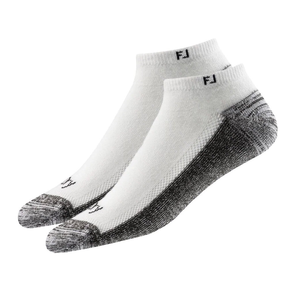 FootJoy ProDry Low Cut White M 2 Pack Golf Socks – Skates.com
